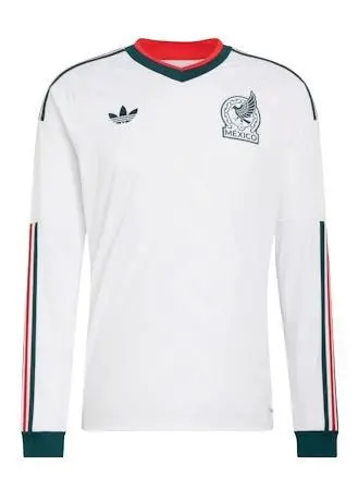 Adidas Mexico 26 Away Long Sleeve Jersey - White