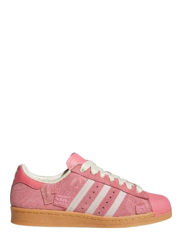 Adidas Superstar 82 "menace Mother's Day" Sneakers - Hazy Rose/wonder White/gold Metallic