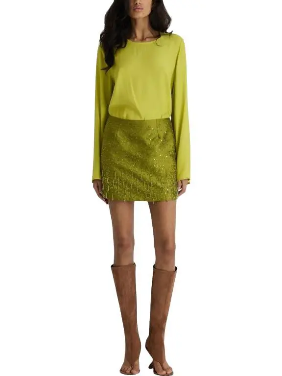 ROMY Celestine Mini Skirt - Citrus