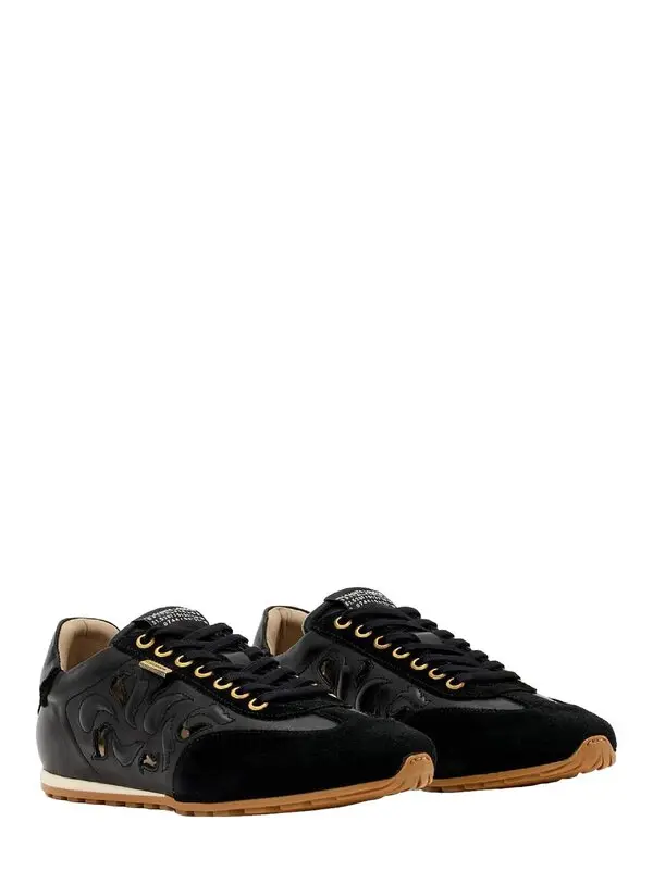 ALLSAINTS Liam Western Low Top Sneakers - Black