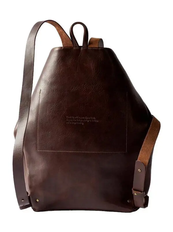 HARPER THE LABEL Folded Backpack - Walnut