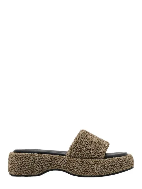 Bimba Y Lola Platform Fabric Sandals - Olive