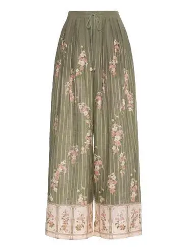 Agua Bendita Cocada Paraiso Wide Leg Trousers - Multicolor