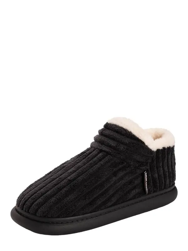 MUK LUKS Aveline Bootie Slipper - Black