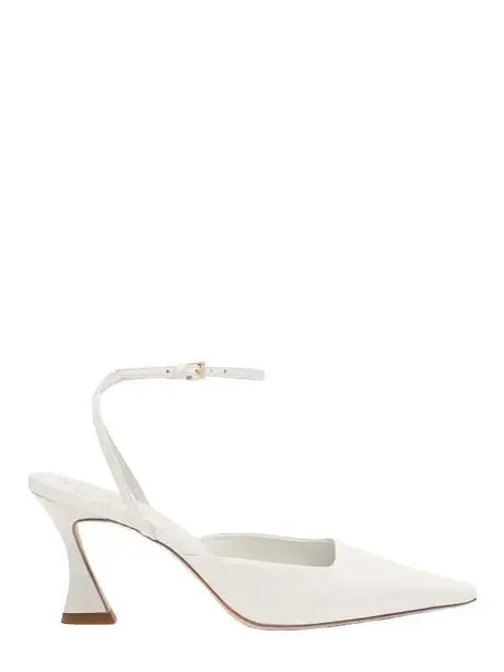 REFORMATION Natasha Pump - White Patent