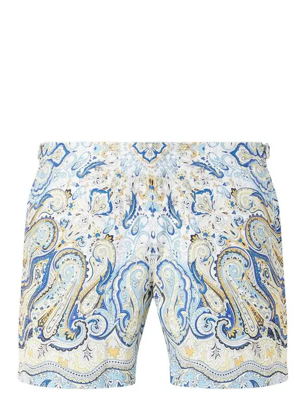 Orlebar Brown Bulldog Fairground Printed Swim Shorts - Blue
