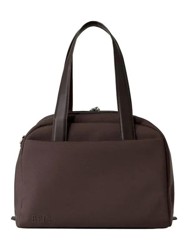 BEIS The Duffle Travel Bag With Laptop Sleeve And Trolley Pass-through - Espresso