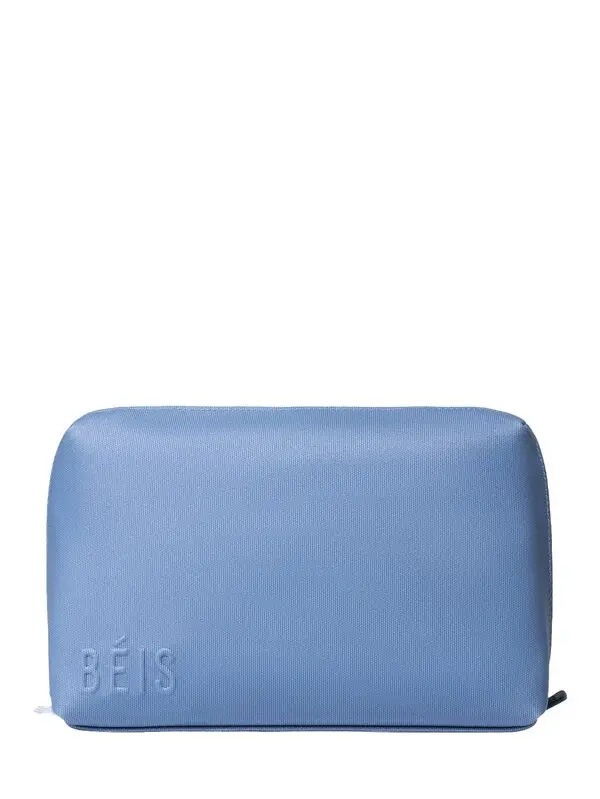 BEIS The Medium Cosmetic Pouch - Dusty Blue