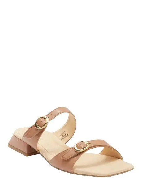 Paul Green Denice Slide Sandal - Sahara Nappa