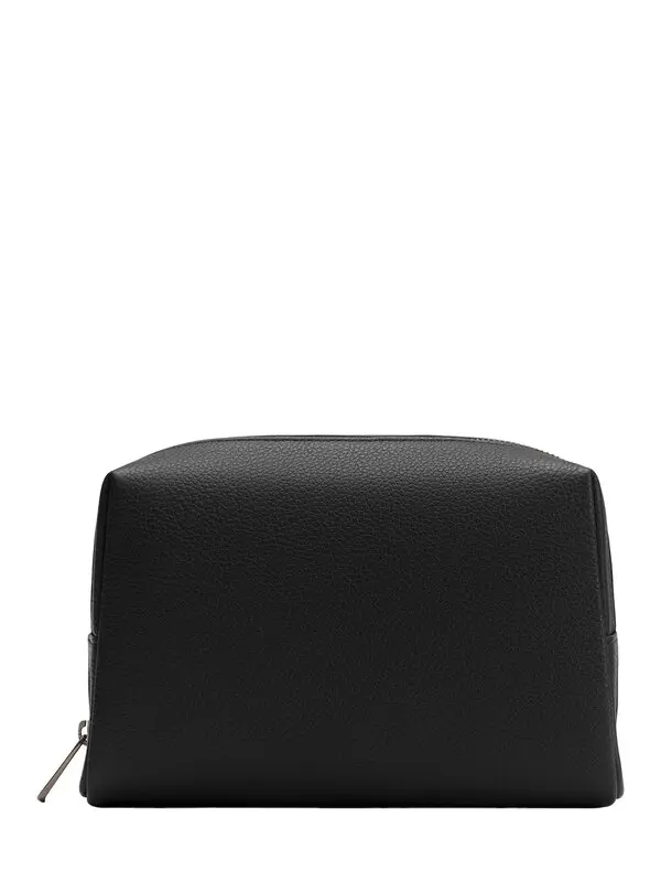 Cuyana Pebbled Leather Toiletry Case - Black