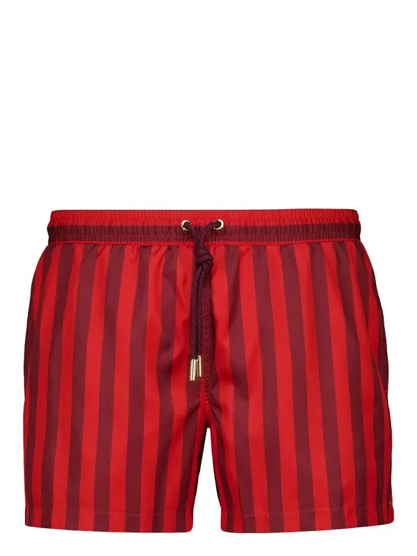 Orlebar Brown Vermillion Stripe Jack Swim Shorts - Red