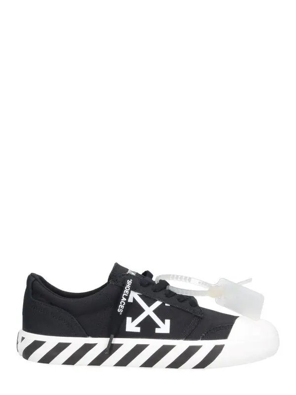 Off-White Vulcanized Undercut Sneakers - Black