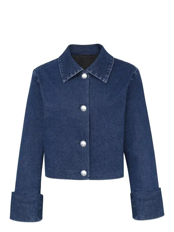 TT STUDIOS Jane Denim Jacket With Oversized Cuffs - Beekman St.