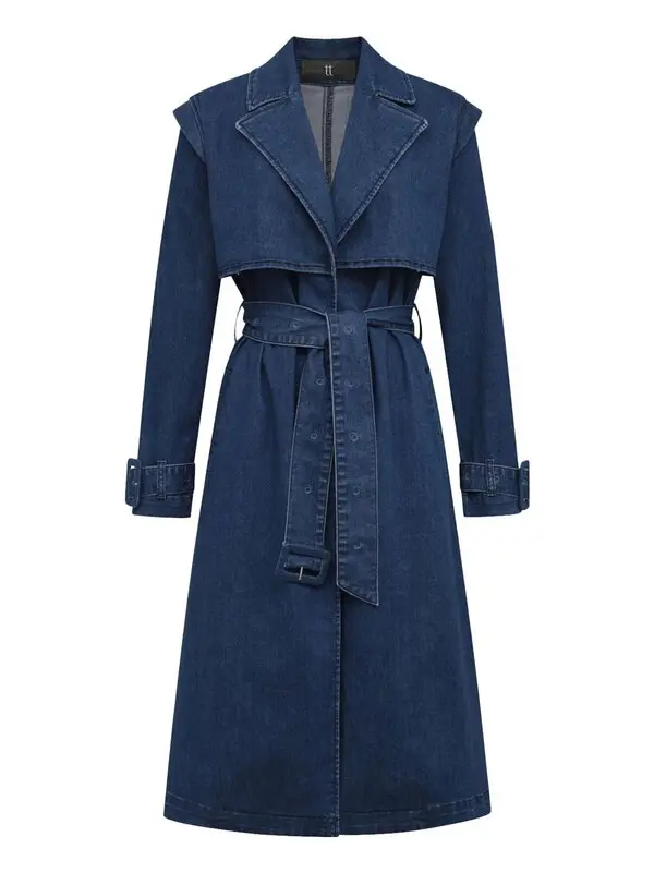 TT STUDIOS Denim Trench Coat - Atlantic Ave.