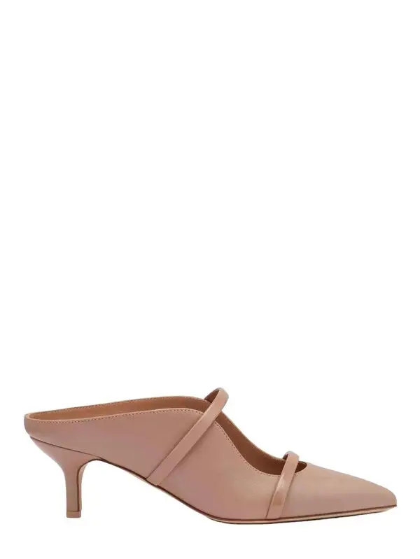 MALONE SOULIERS Maureen Double-strap Mules - Neutrals