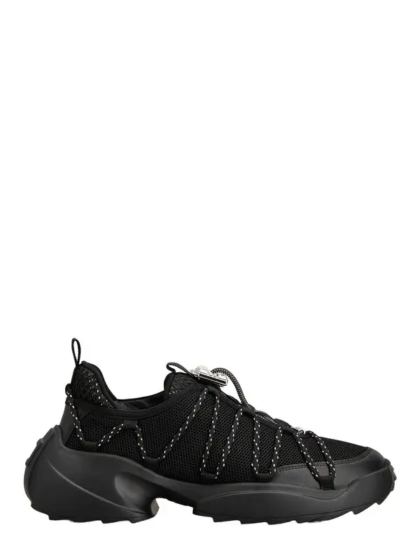 ROGER VIVIER Viv' Zag Embellished Sneakers - Black