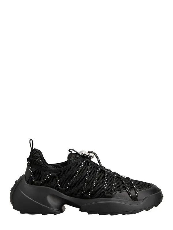 ROGER VIVIER Viv' Zag Embellished Sneakers - Black