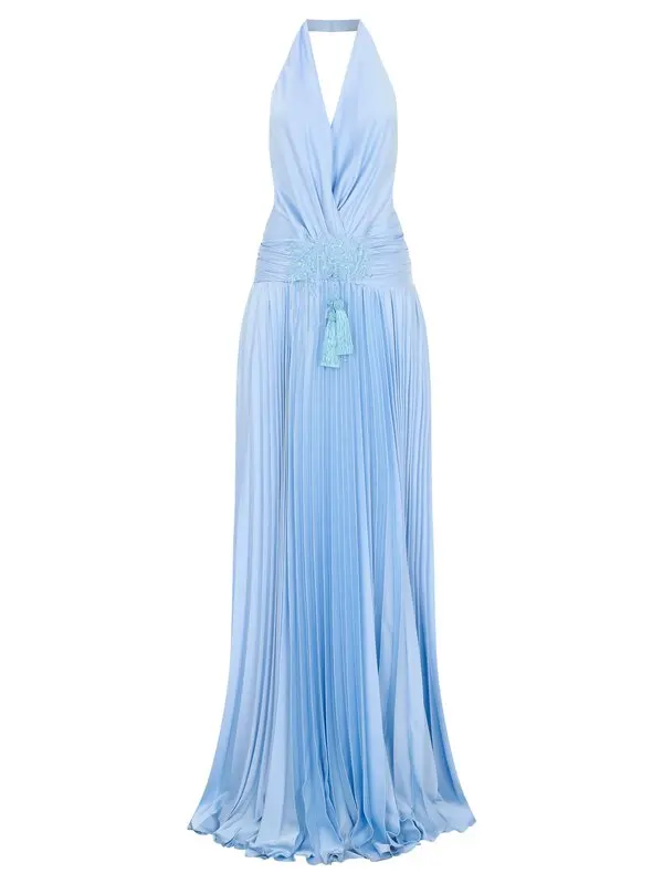 TUBA ERGIN Antoinette Maxi Dress - Blue