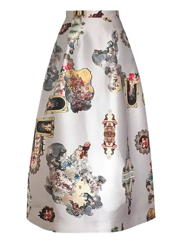 MAXJENNY Maxi Skirt Sicily Dirty - White