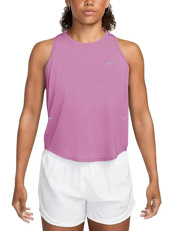 Nike Swift Breathe Dri-fit Running Tank Top - Lt Magenta/photon Dust/reflective Silver