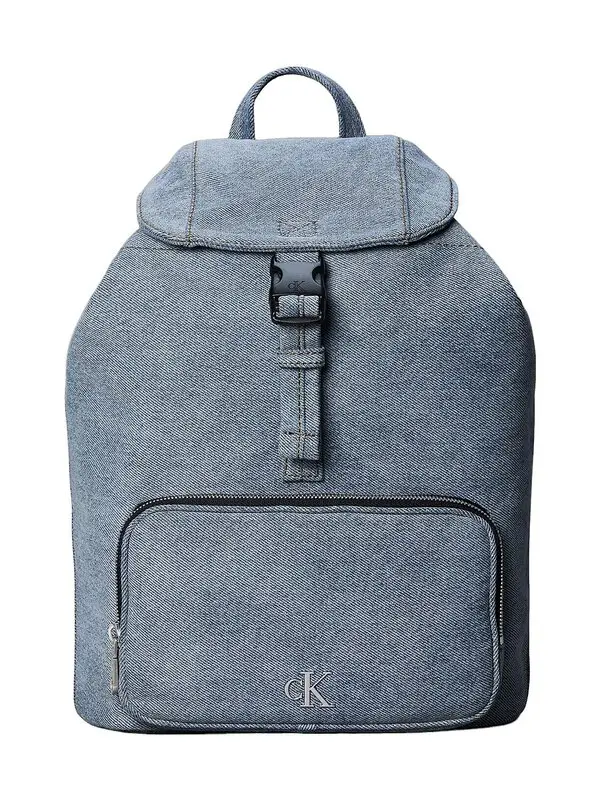 Calvin Klein Denim Mini Backpack - Light Denim Wash