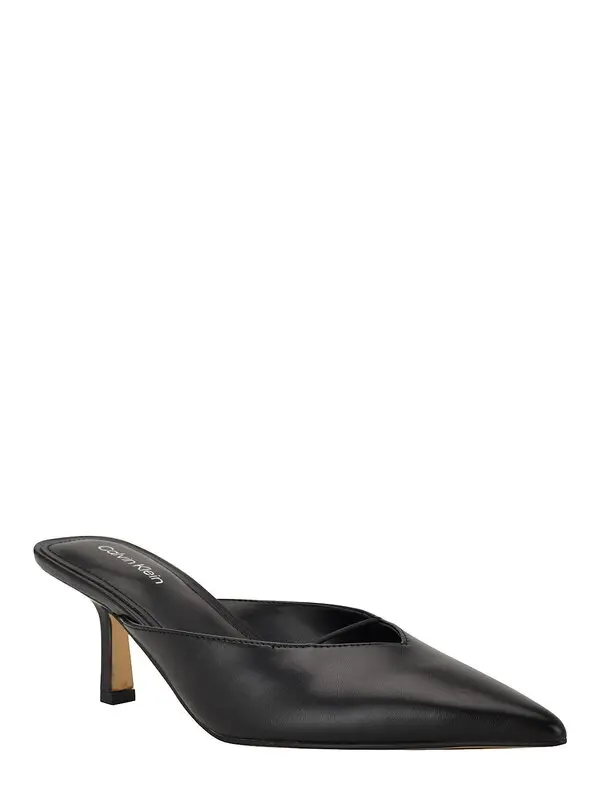 Calvin Klein Camilly Kitten Heel Mules - 003