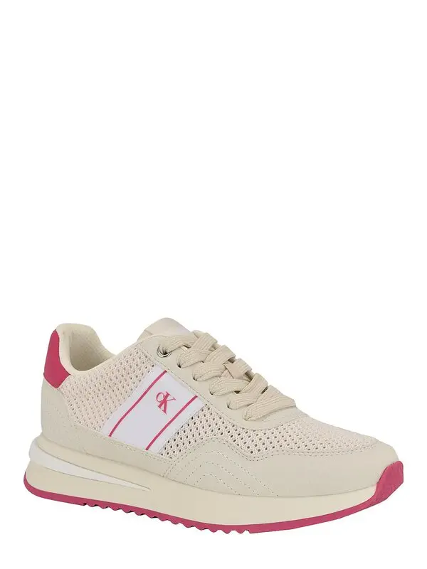 Calvin Klein Palimer Sneaker - Tan / Pink