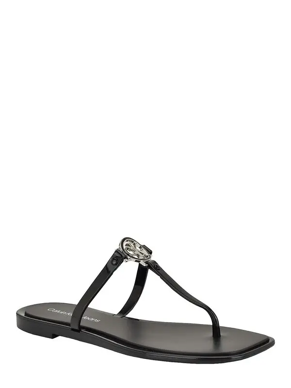 Calvin Klein Ellye Jelly Sandal - Black