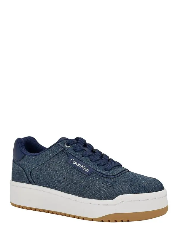 Calvin Klein Adryen Lace Up Sneaker - Blue