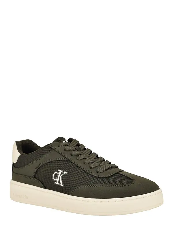 Calvin Klein Walcott Sneaker With Monogram Logo - Brown