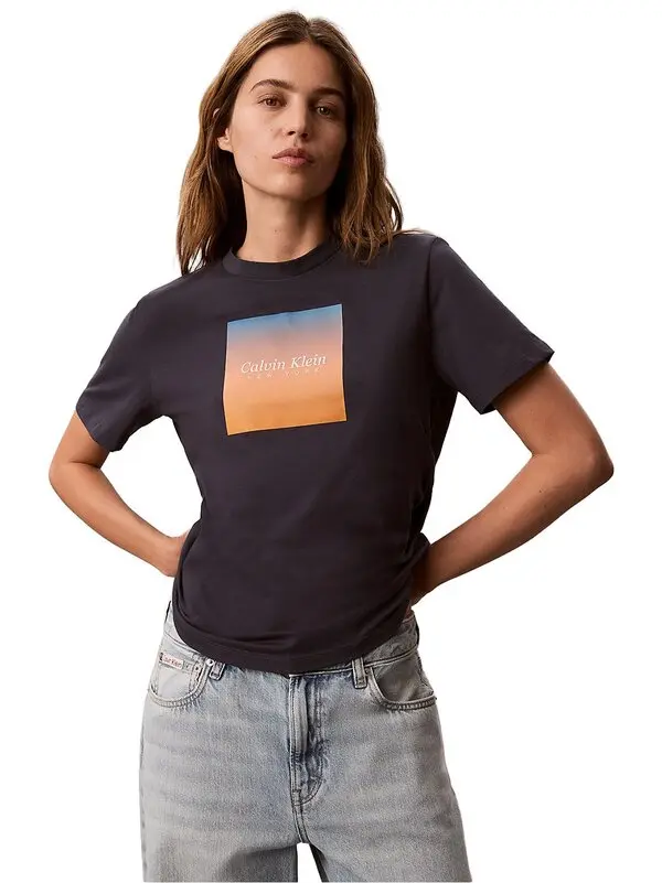 Calvin Klein Sunset Graphic T-shirt - India Ink