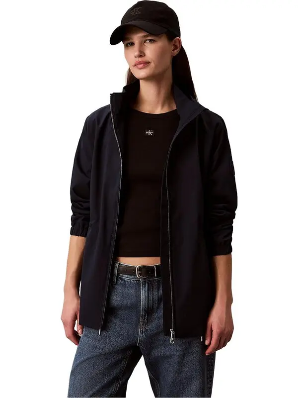 Calvin Klein Lightweight Jacket With Removable Hood - Dark Sapphire