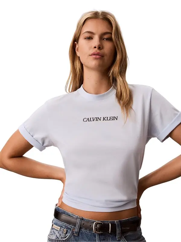 Calvin Klein Graphic Boxy Tee - Blue Dream
