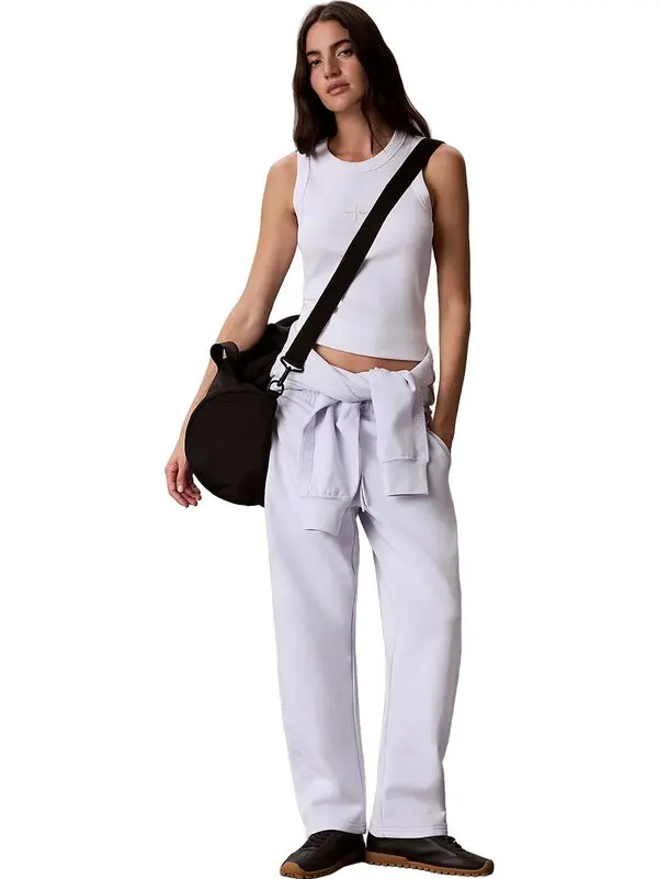 Calvin Klein Tape Barrel Leg Pants - Lacey Lilac