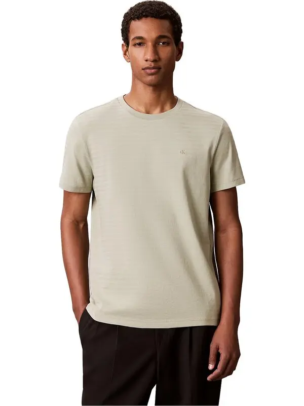 Calvin Klein Stripe Classic T-shirt - Tea