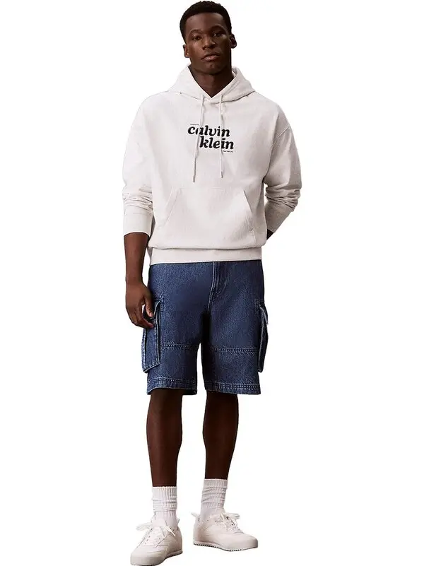 Calvin Klein 90s Relaxed Fit Denim Cargo Shorts - Venice