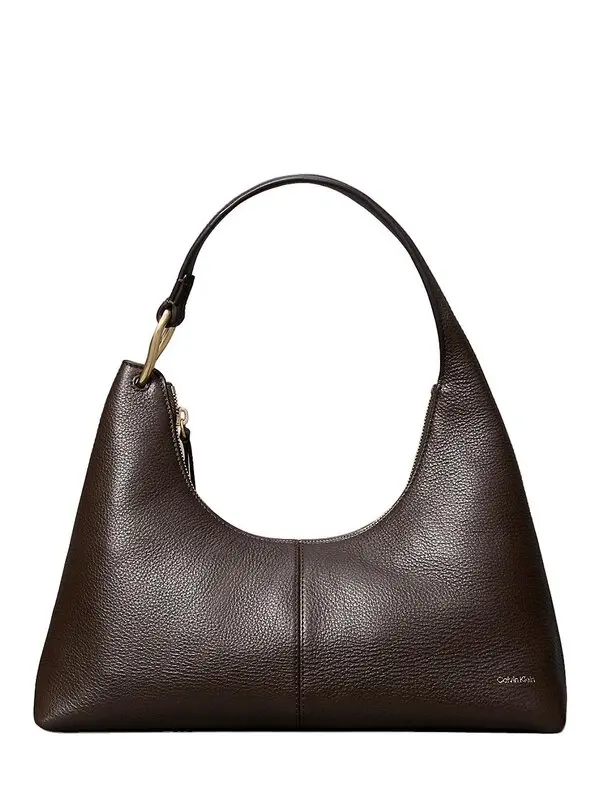 Calvin Klein Slouchy Leather Shoulder Bag - Delicioso