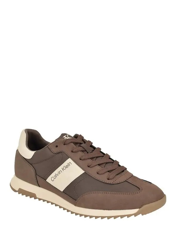 Calvin Klein Galent Low Top Sneakers - Brown