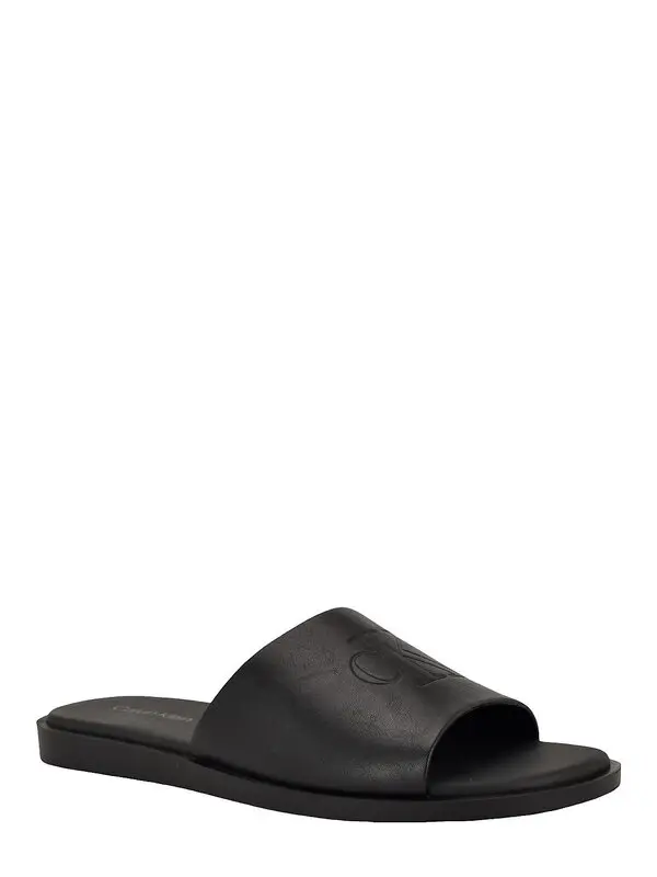 Calvin Klein Edenn Slide Sandals - Black