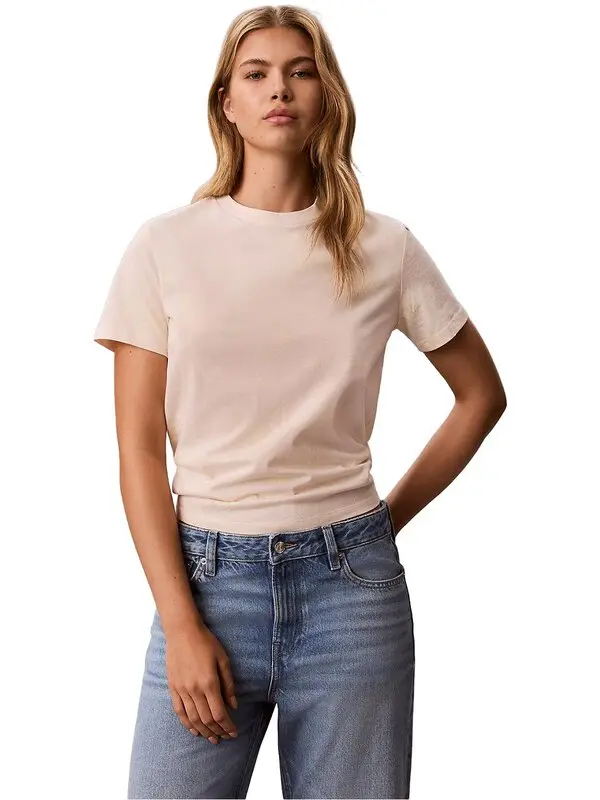 Calvin Klein Floral Print Crewneck T-shirt - Mother Of Pearl Aop