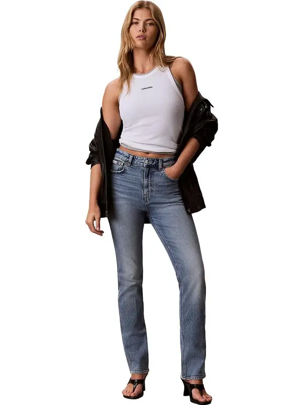 Calvin Klein Archive High Rise Slim Jean - Vintage Moss