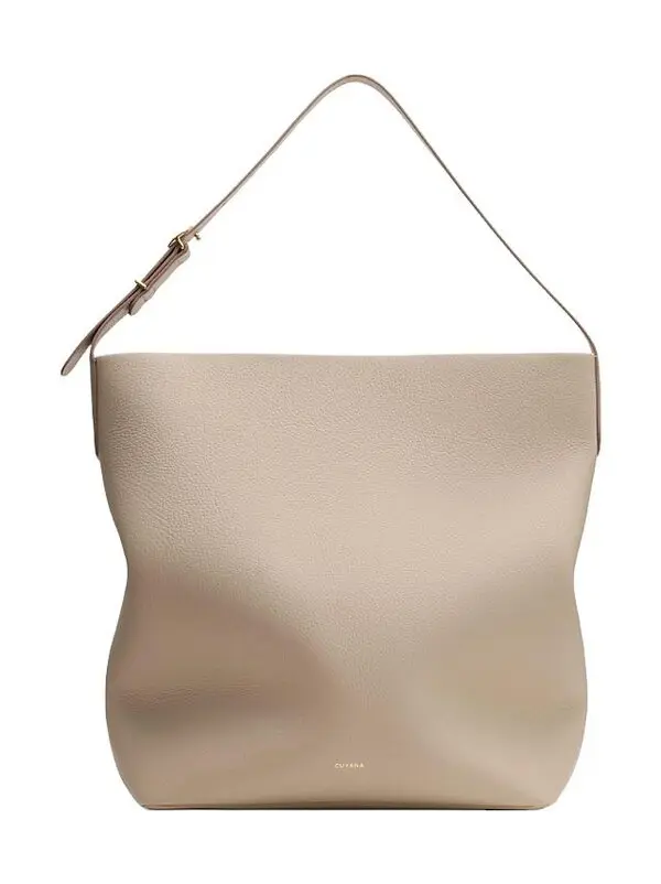 Cuyana Camina Bucket Bag - Stone