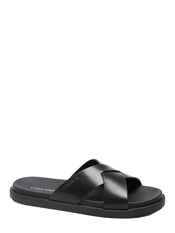 Calvin Klein Lusako Slide Sandals - Black