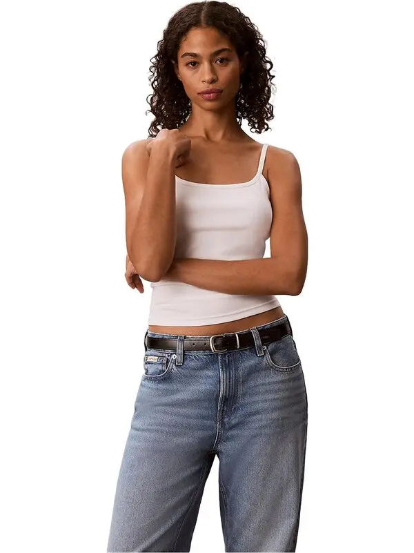 Calvin Klein Contour Rib Camisole - Bright White