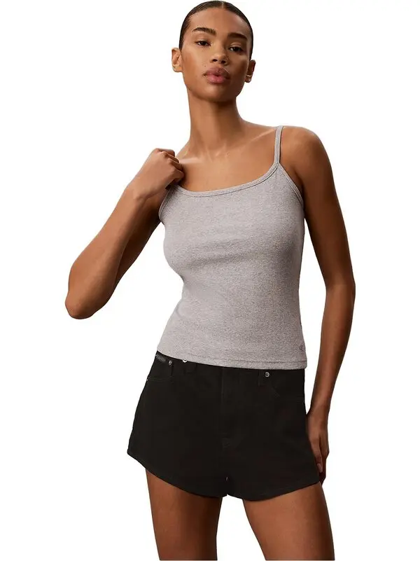 Calvin Klein Contour Rib Camisole - Grey Heather