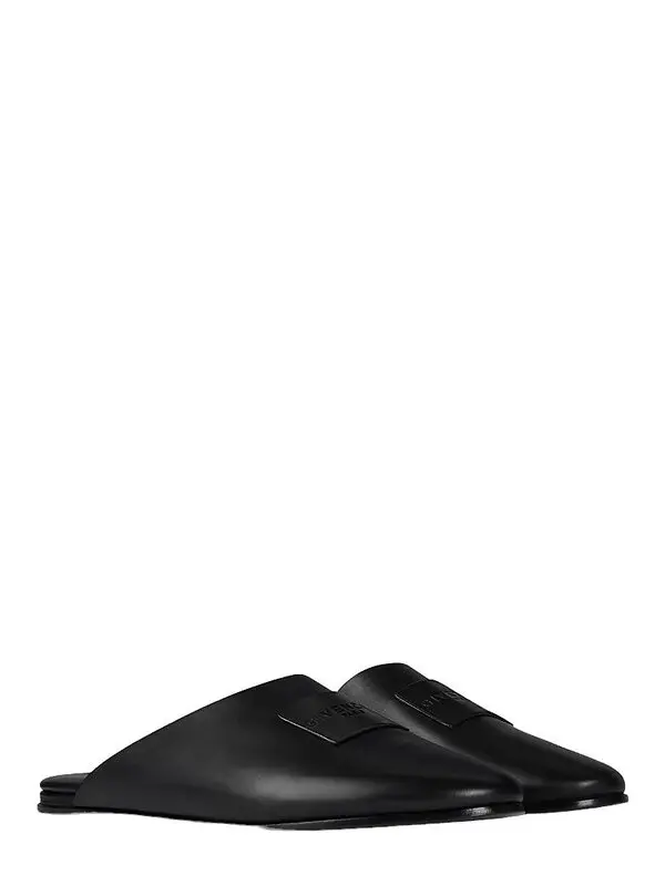 Givenchy Padded Leather Mules - Black