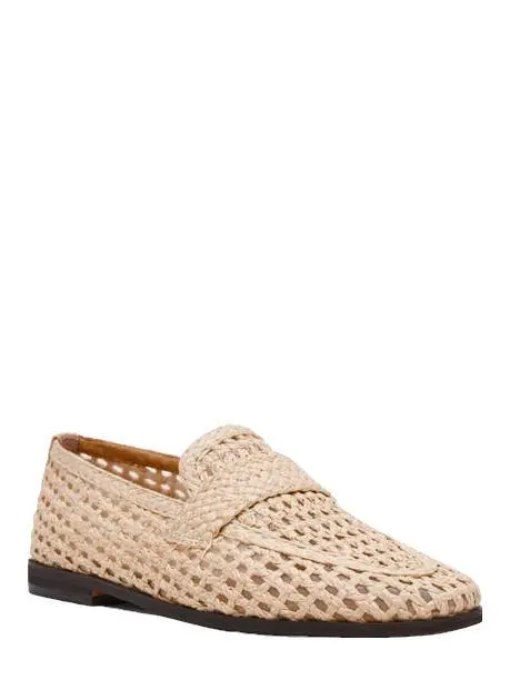 Steve Madden Stewart Raffia Loafer - Natural