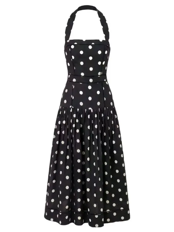 NICHOLAS Vivianne Midi Dress - Black