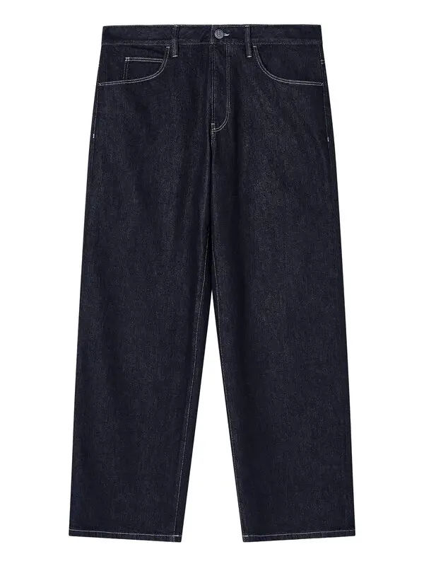 Giorgio Armani Cotton And Modal Five-pocket Trousers - Black
