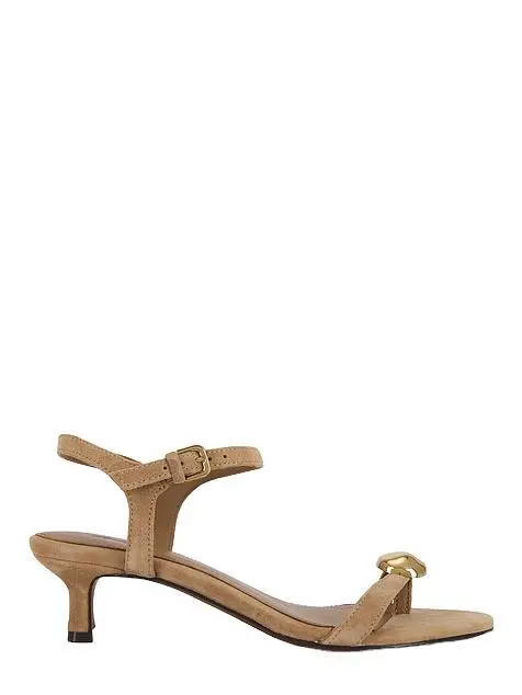 Madewell Mila Organic Hardware Thong Sandals - Field Khaki